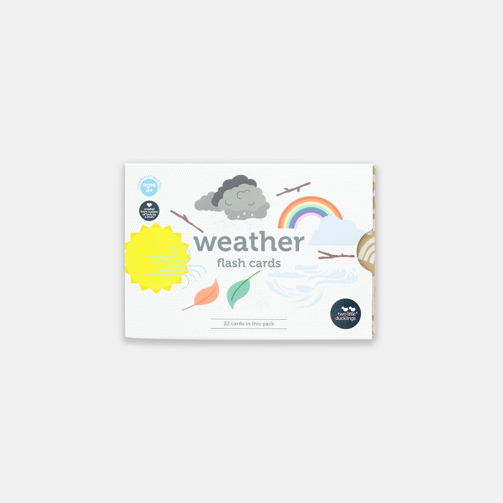 Two Little Ducklings - Weather Flash Cards – The Little Country Store